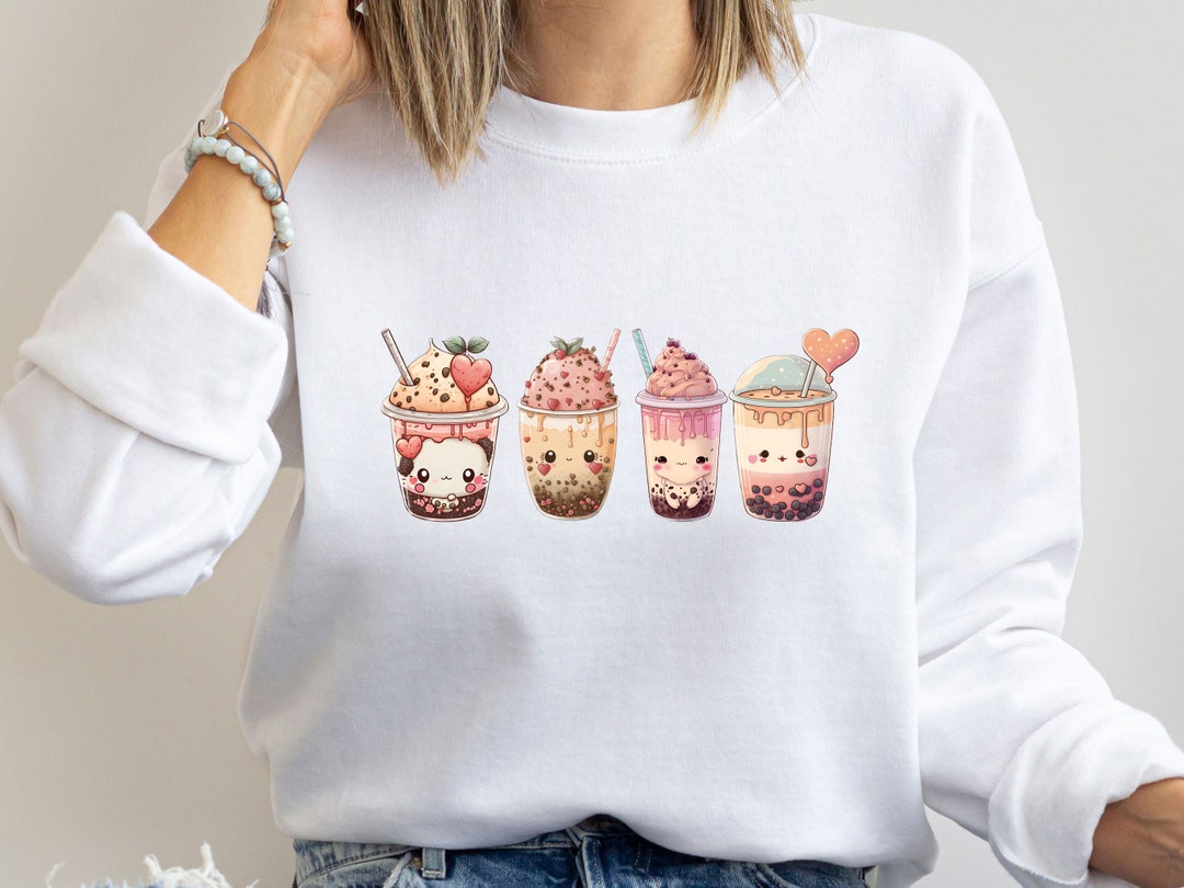 Bubble Tea Hoodie, Boba Tea Sweatshirt, Bubble Tea Gift, Funny Tea ...
