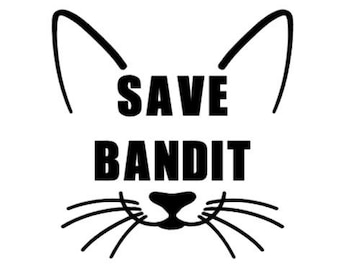 Save Bandit Decal - Etsy