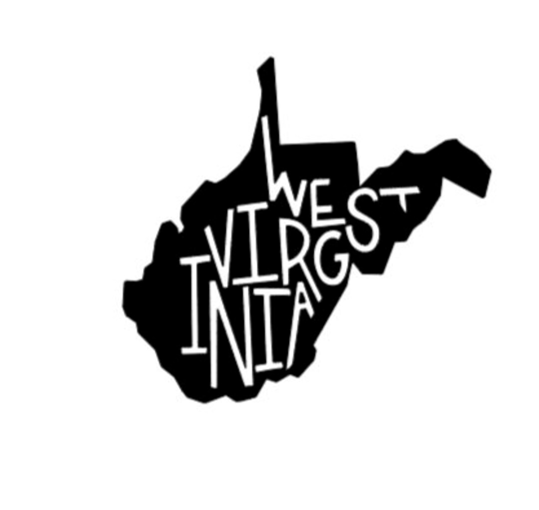 West Virginia State Decal - Etsy