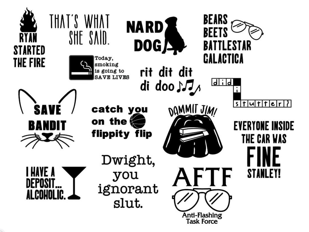 The Office Decal Bundle - Etsy