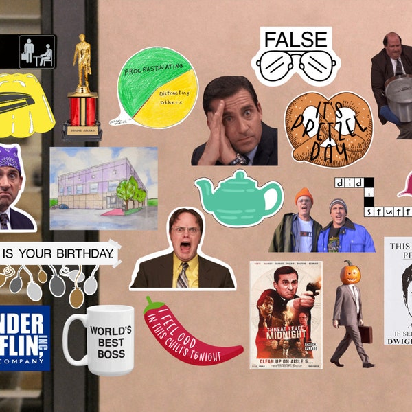The Office Stickers - Etsy