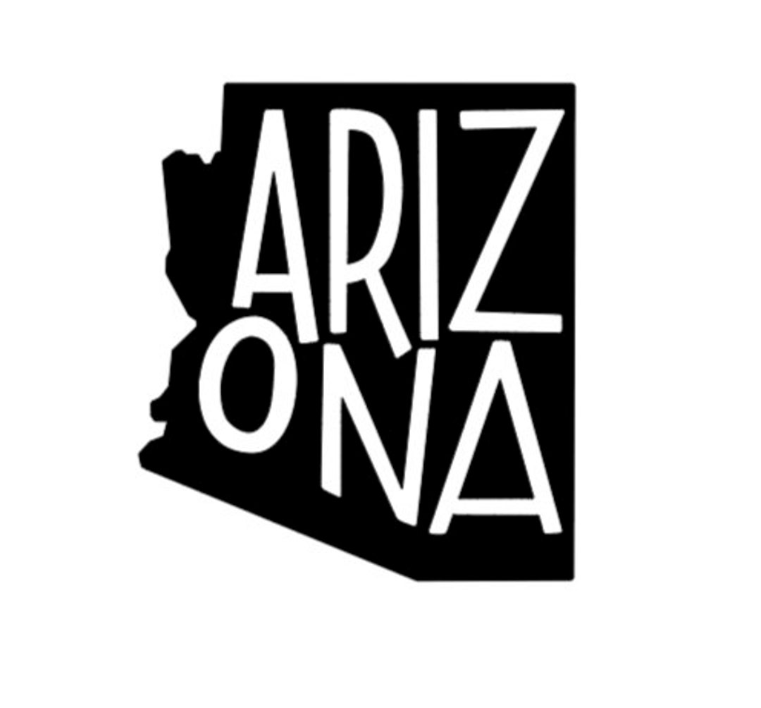 Arizona State Decal - Etsy