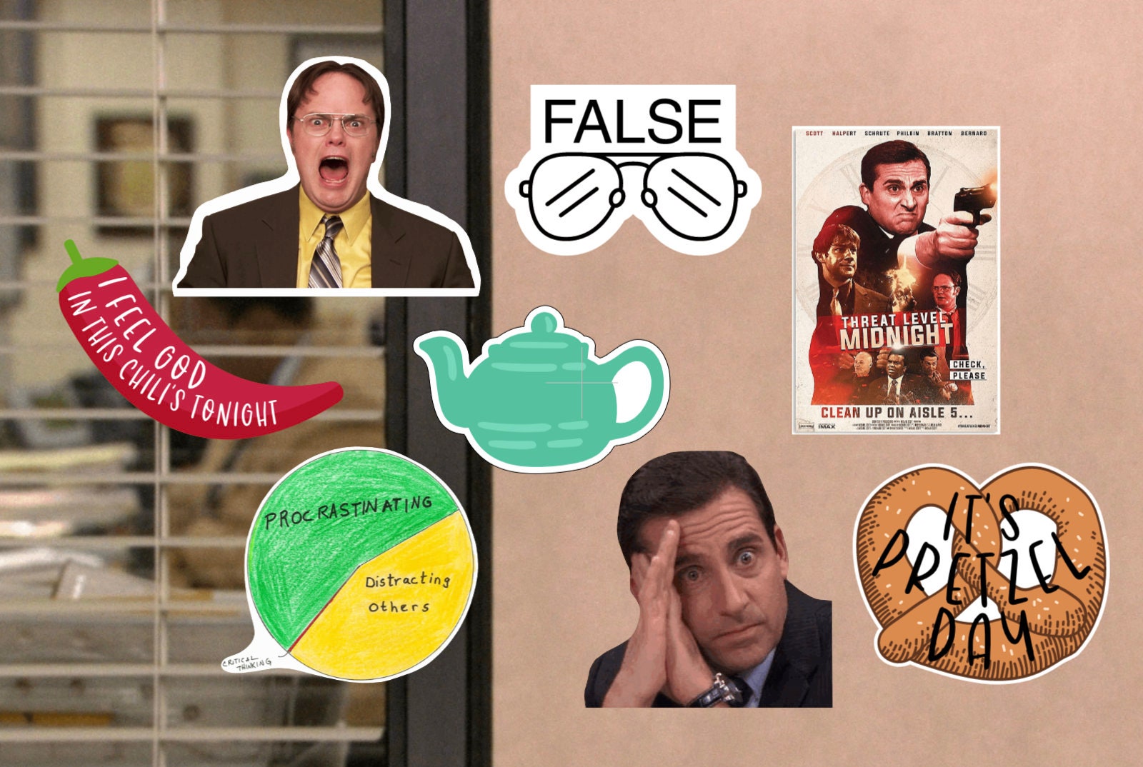 The Office Stickers - Etsy