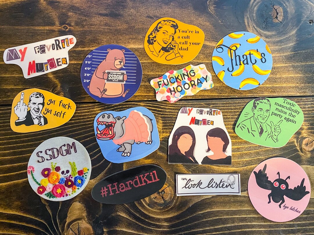 My Favorite Murder Podcast Stickers - Etsy