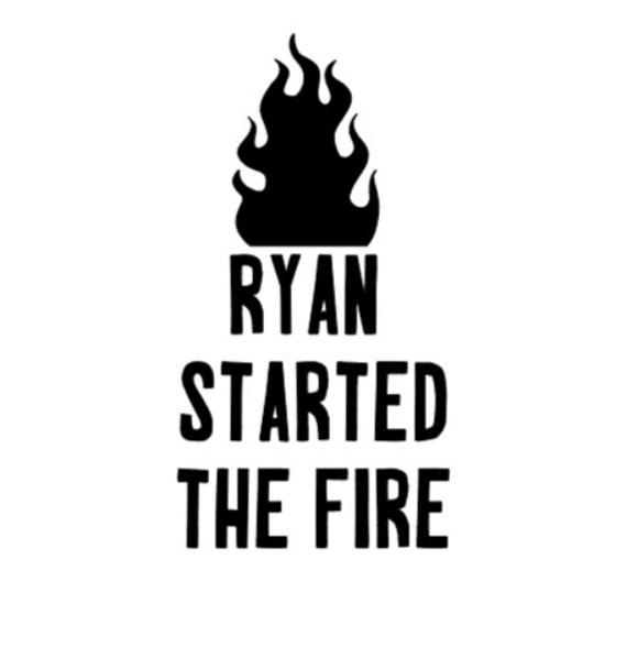 The Office ryan Started the Fire Decal - Etsy