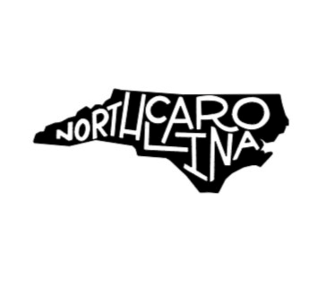 North Carolina State Decal - Etsy