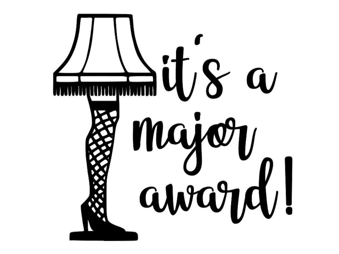 A Christmas Story Leg Lamp Decal - Etsy