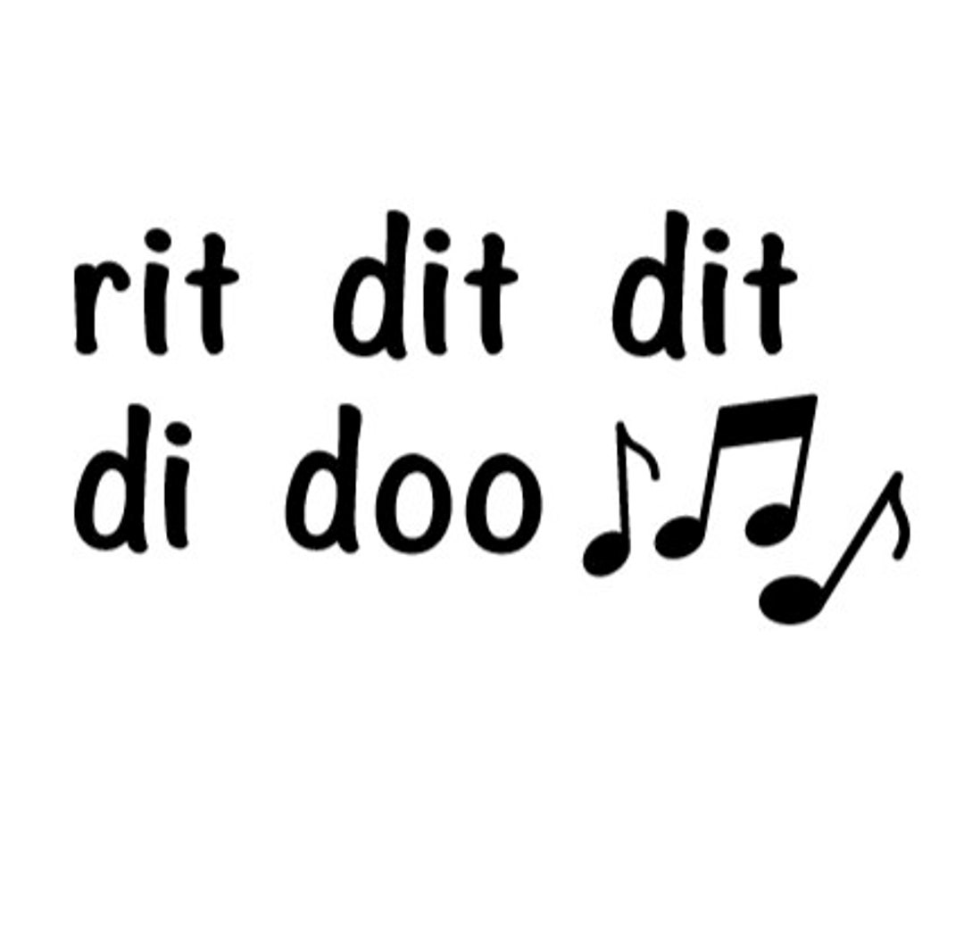 The Office rit Dit Dit Di Do Decal - Etsy Australia