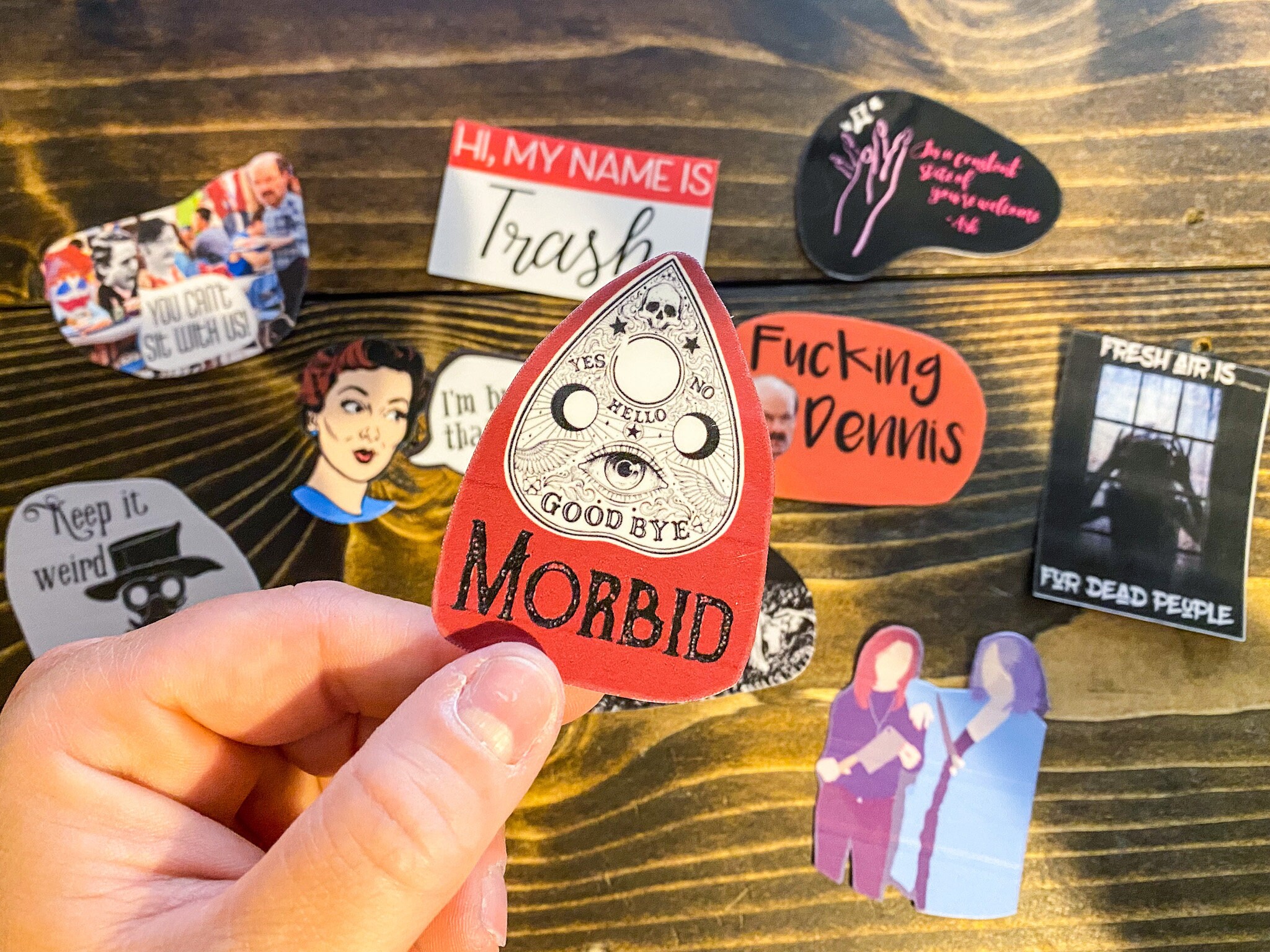 Morbid Podcast Stickers - Etsy