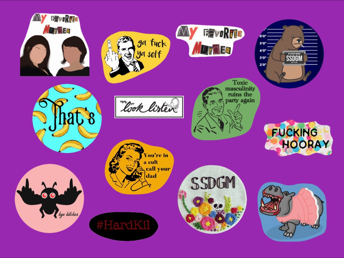 My Favorite Murder Podcast Stickers - Etsy