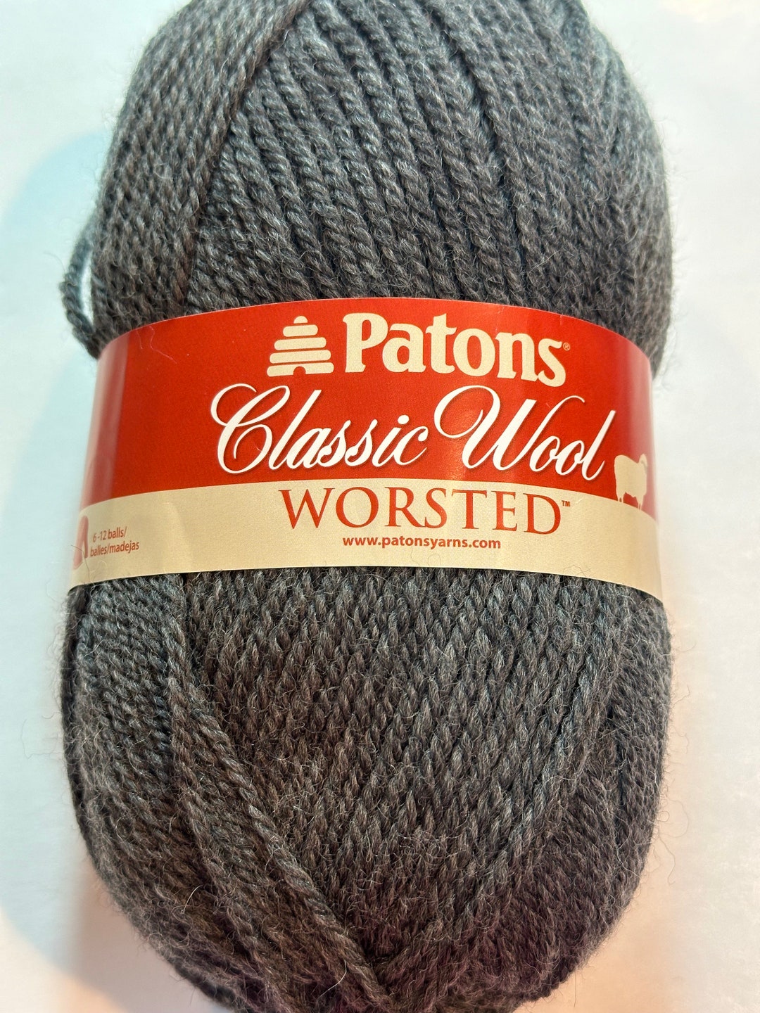 Paton's Classic Wool, Worsted,1 Skein, 210 Yards, 100% Pure New Wool ...