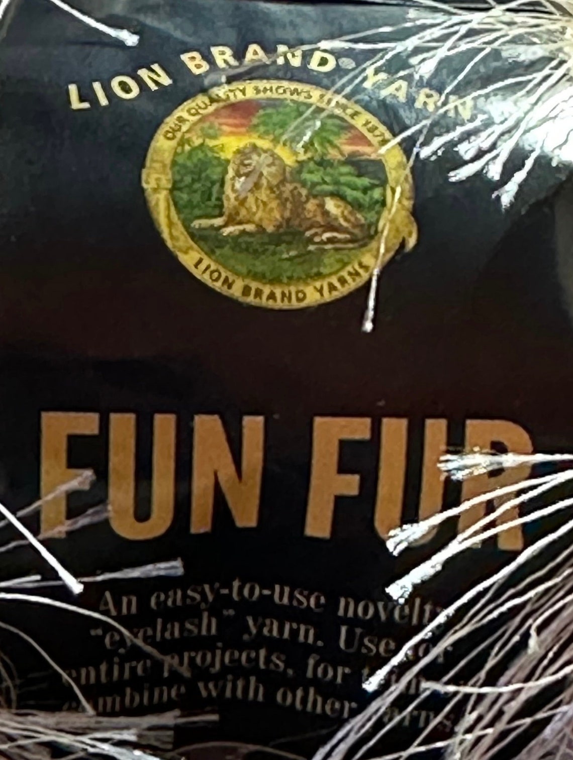 Lion Brand Fun Fur, Made in Turkey, 100% Polyester, Machine Wash and ...