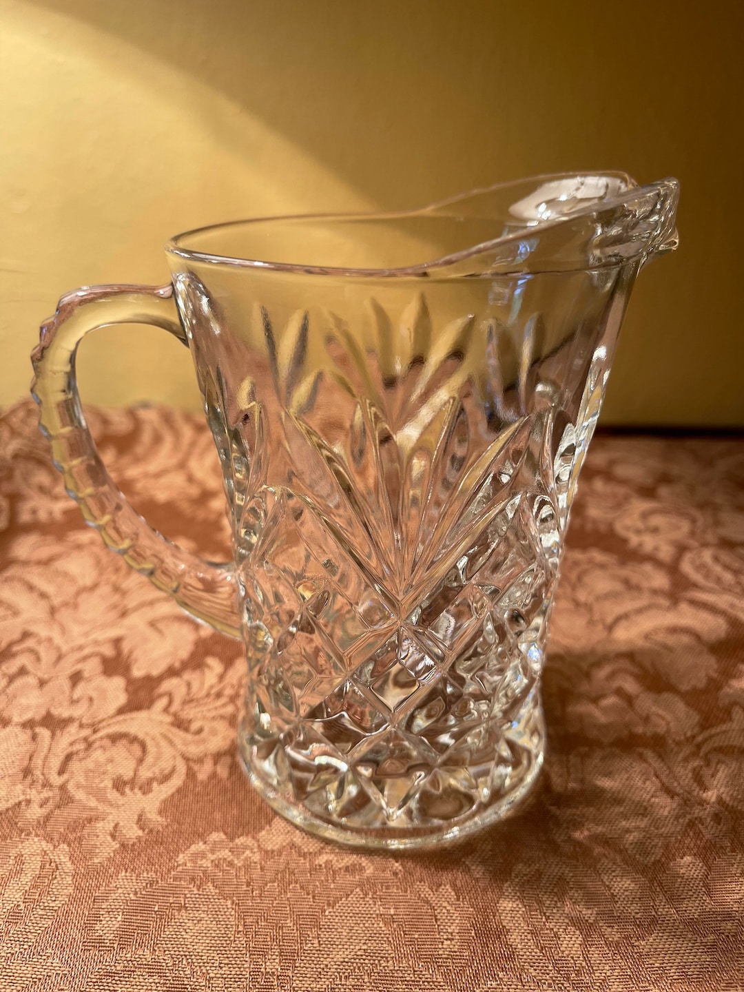 Vintage Anchor Hocking Prescut Pineapple Pitcher - Etsy
