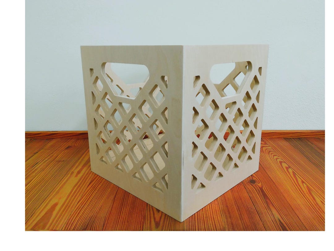 Wooden Vinyl Record Crate, Vinyl Record Storage, LP Storage, Record ...