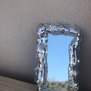 Disco Ball Mosaic Mirror 30cm Funky Wall Decor - Etsy