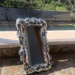 Disco Ball Mosaic Mirror 30cm Funky Wall Decor - Etsy