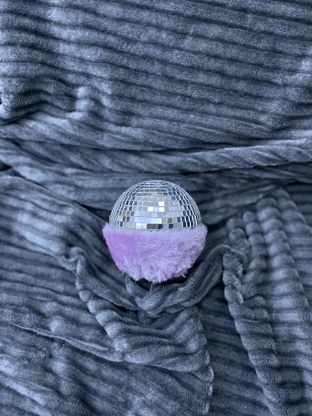 Disco Ball Half Plush Covered Funky Decor Gift - Etsy