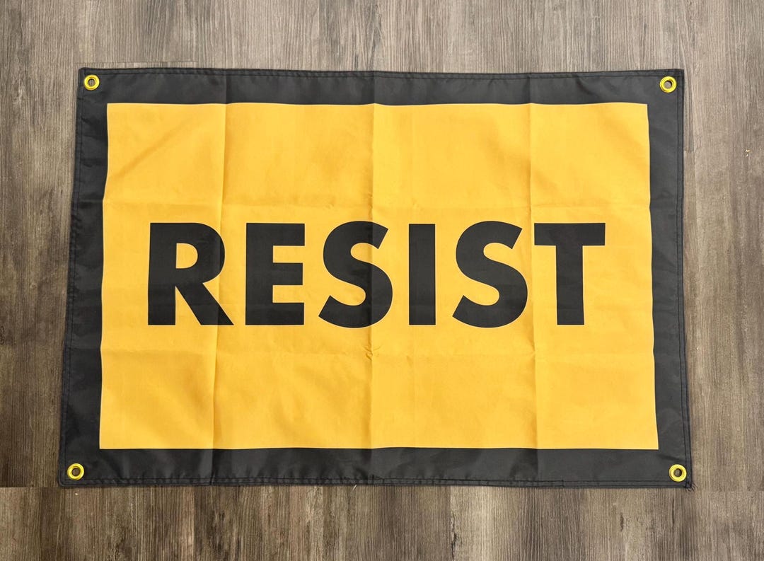 RESIST Flag 3x2ft **FREE Shipping US** - Etsy