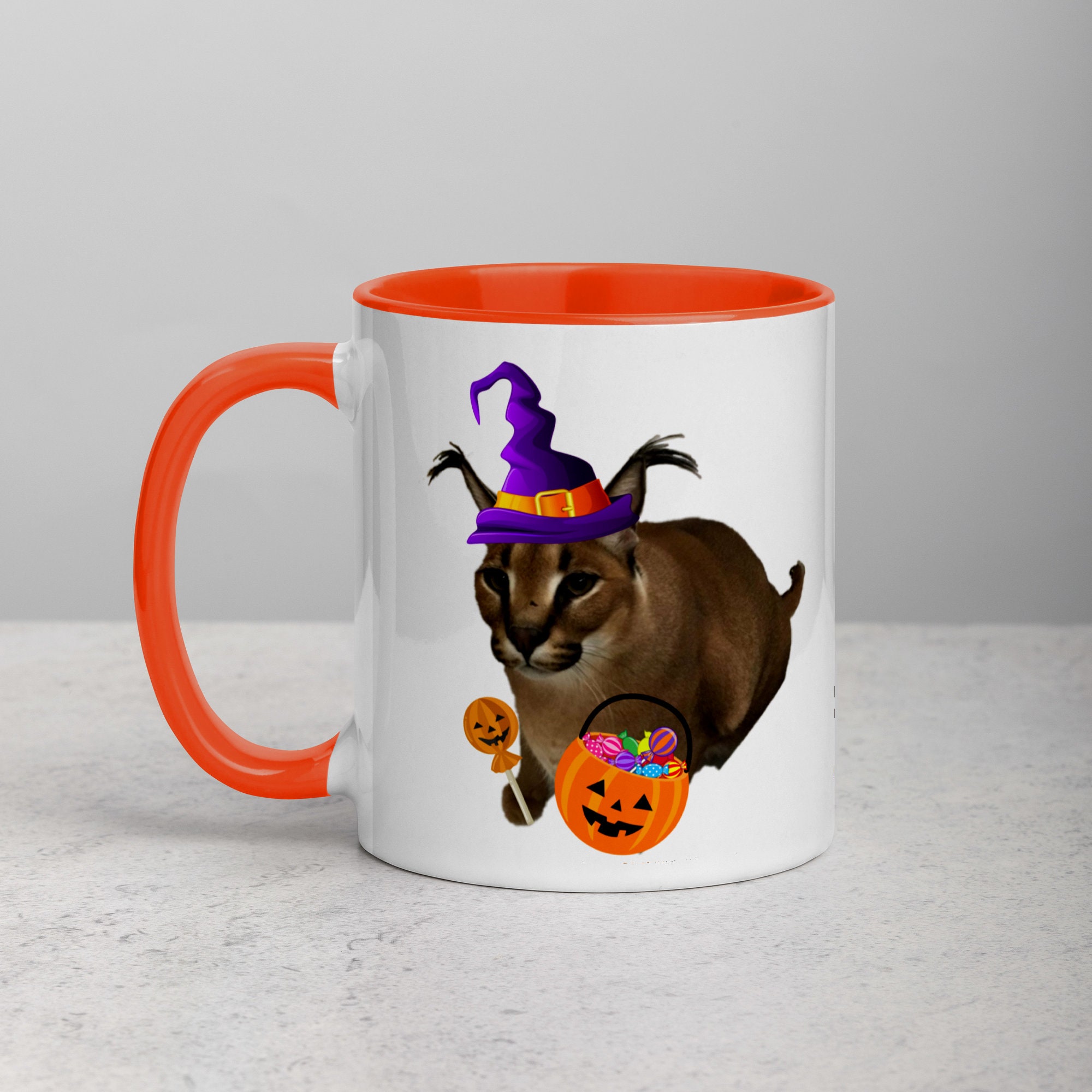 Big Floppa Halloween Meme Coffee Mug Caracal Cat Beloved - Etsy