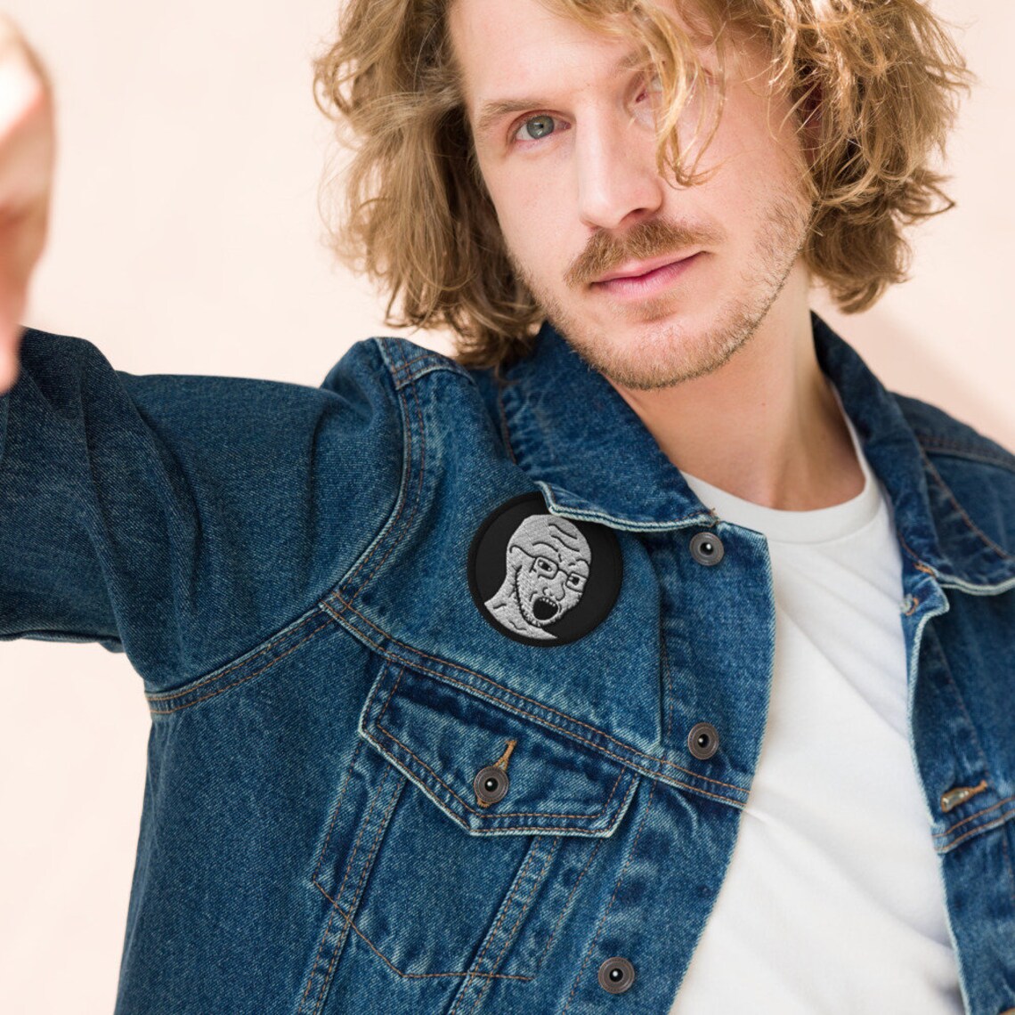 Soyjak Meme Embroidered Patch Wojak - Etsy