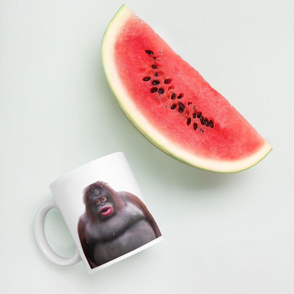Fat Monke Uh Oh Stinky Monkey Meme Mug Funny Meme Le Monke - Etsy