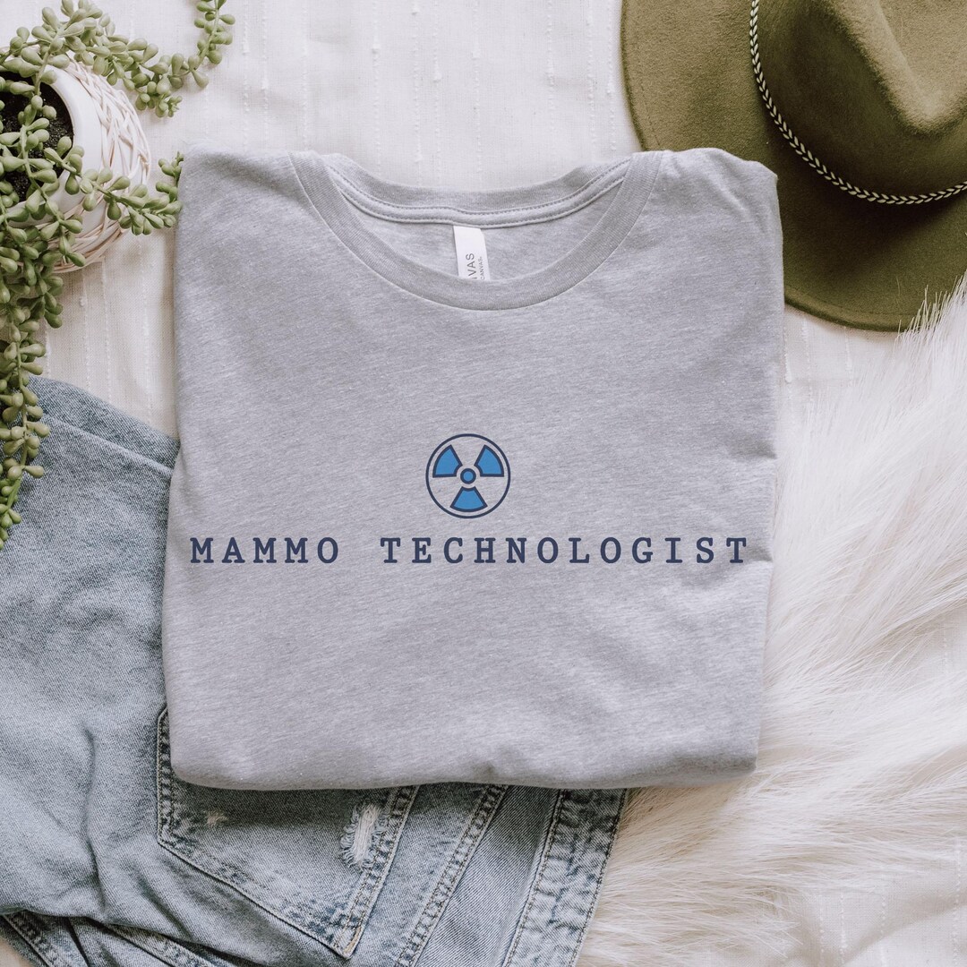 Mammo Tech T-shirt, Mammo Technologist Gift, Mammography Technologist ...