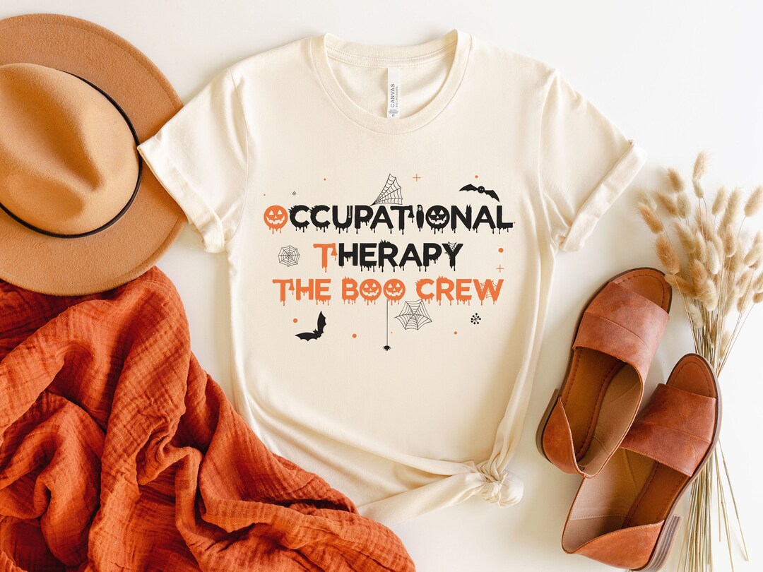 Halloween Occupational Therapy the Boo Crew Shirt, Funny OT Halloween ...