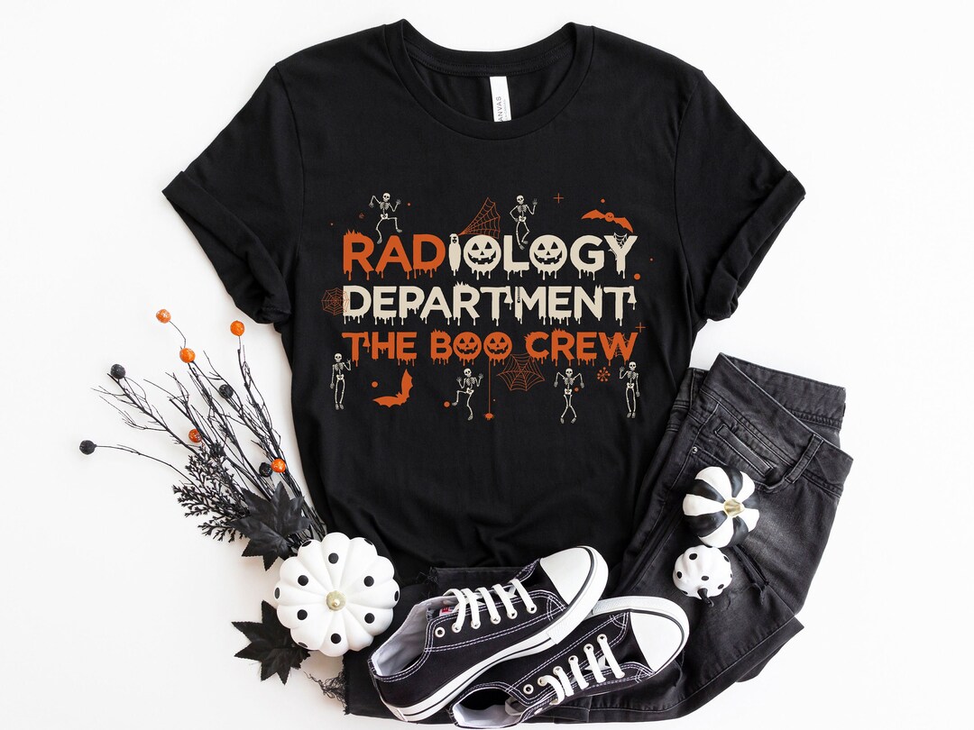 Radiology Department the Boo Crew Shirt, Halloween Radiology Tshirt ...