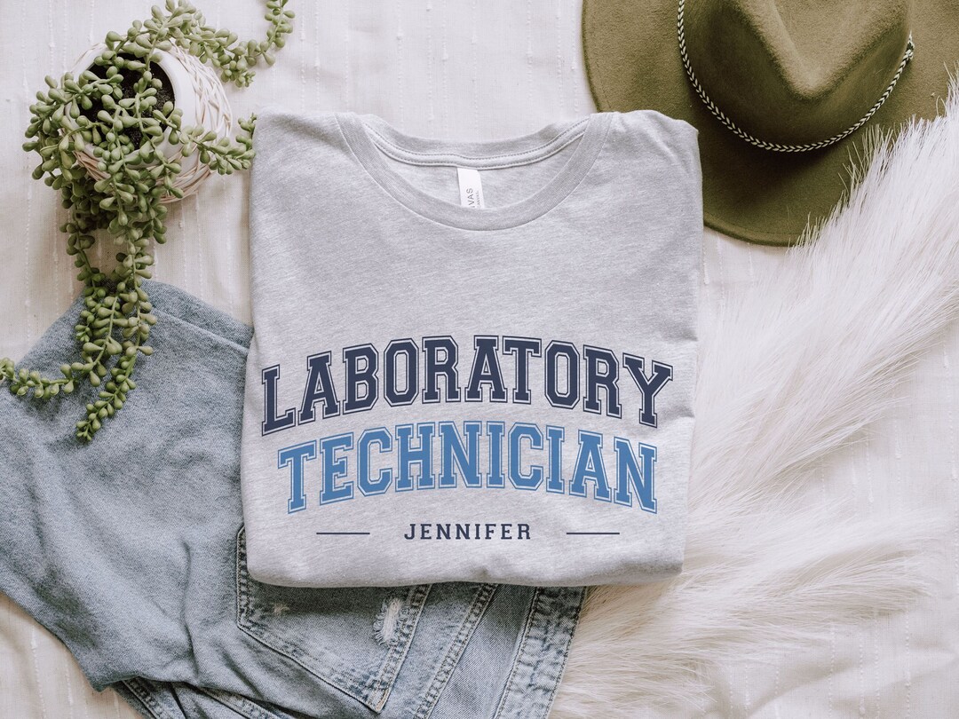 Custom Laboratory Technician Shirt, Personalized Lab Tech Shirt, Lab ...