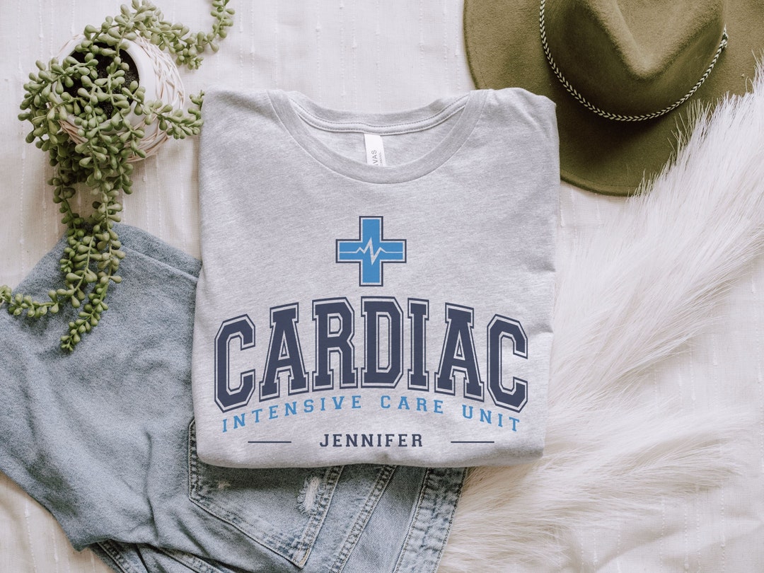Custom Cardiac ICU Shirt, Personalized CICU Nurse Graduation Gift ...