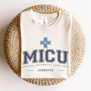 Custom MICU Shirt, Personalized Medical ICU Nurse Shirt, Medical Icu ...