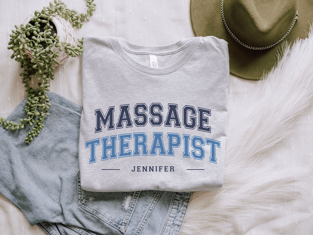 Custom Massage Therapist Shirt, Personalized LMT Shirt, Licensed ...
