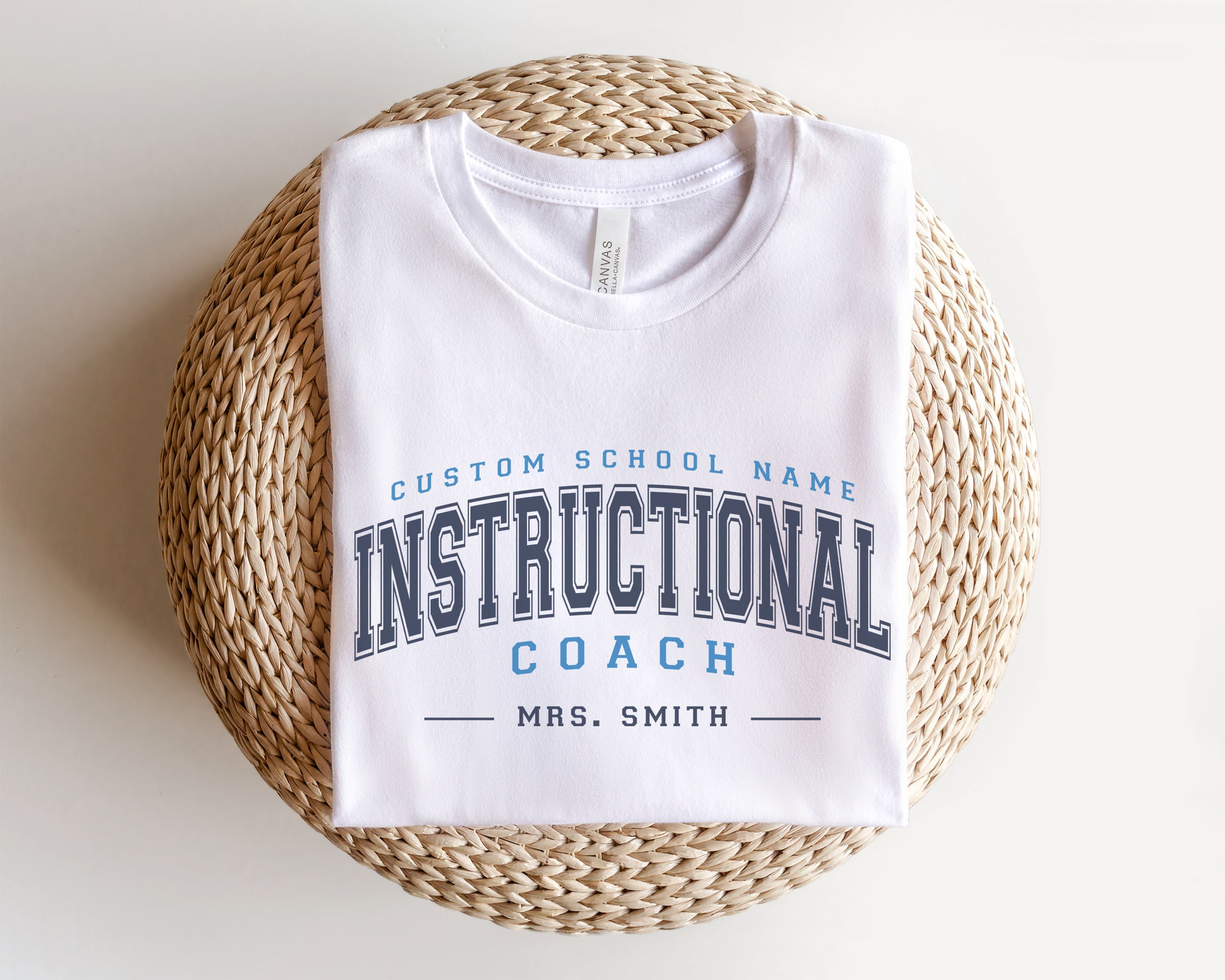 Custom Instructional Coach Shirt, Personalized Instructional Assistant ...