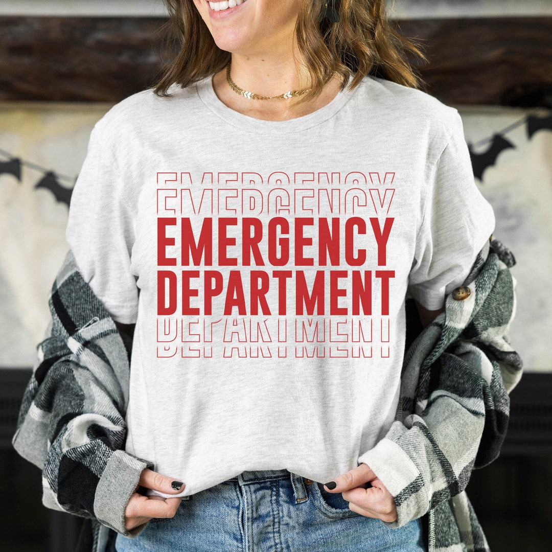 Emergency Department Tee, ER Nurse Tshirt, Emergency Room Tech Gift, ER ...