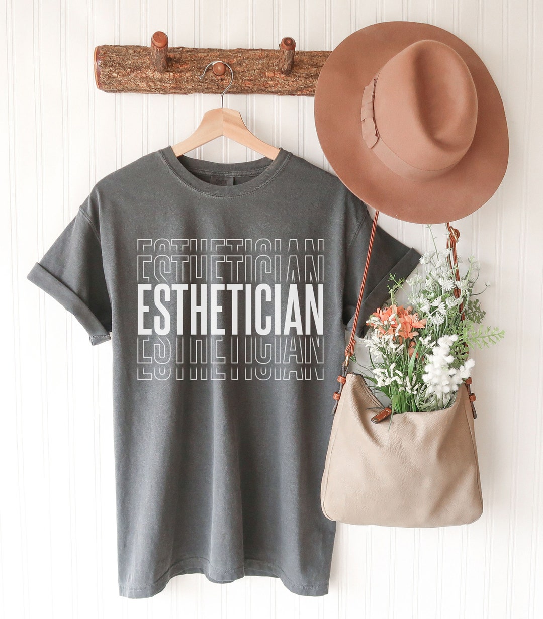 Esthetician Comfort Colors Shirt, Esthetician Gift, Skincare Shirt ...
