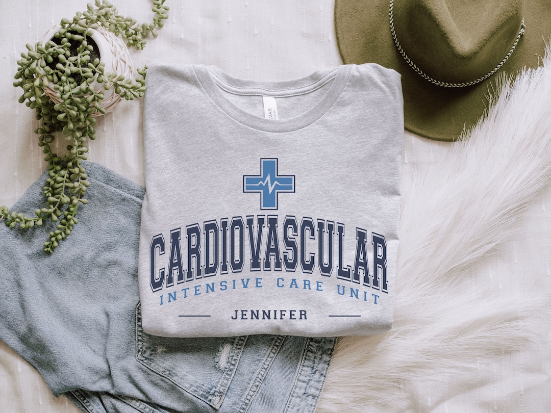 Custom Cardiovascular ICU Shirt, Personalized CVICU Nurse Shirt ...