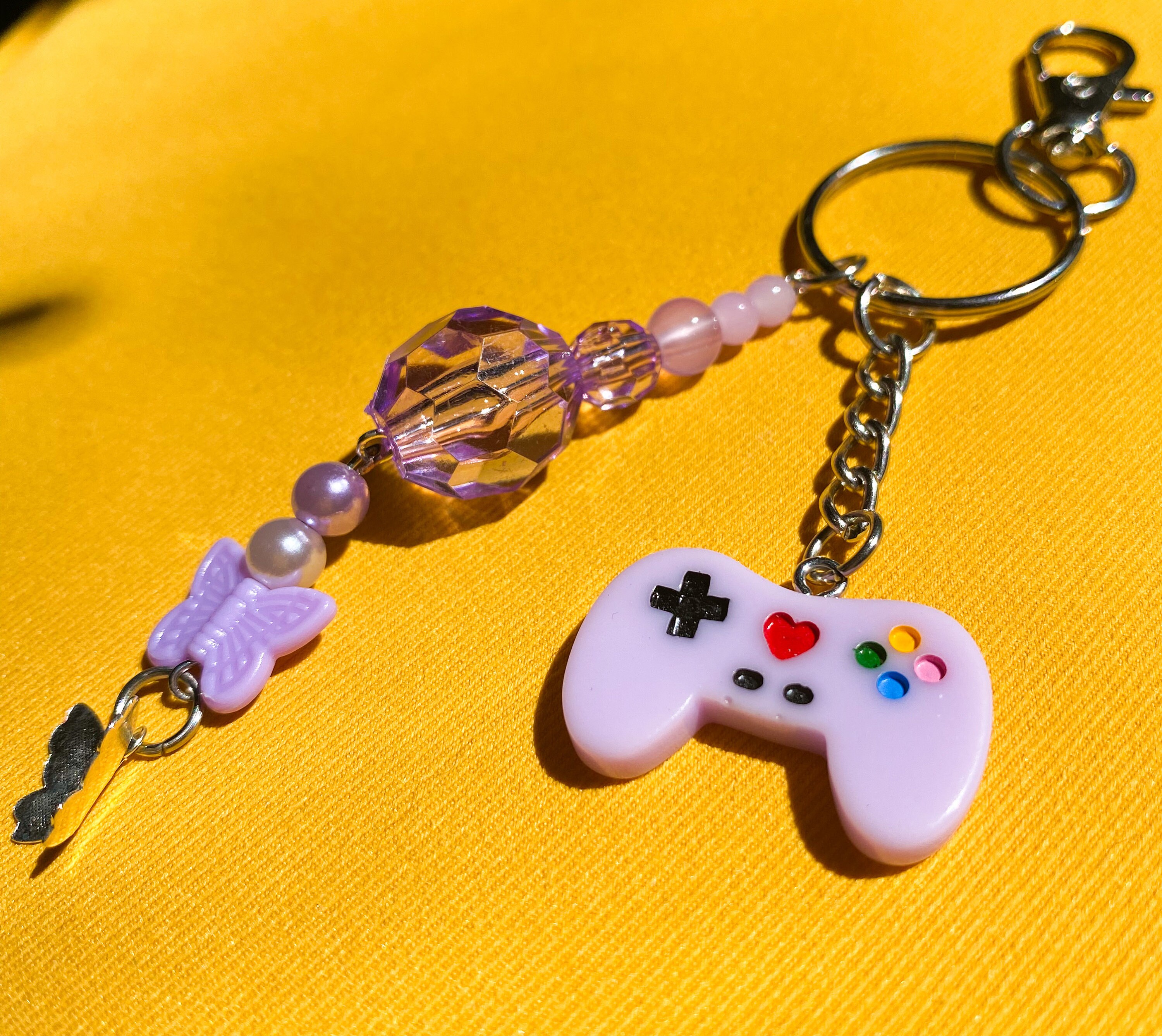 Gamer Girl Keychain [3 COLORS] - Etsy