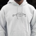 Honda Civic Type R FL5 2023 Line Art Premium Hoodie, Minimalist Honda ...