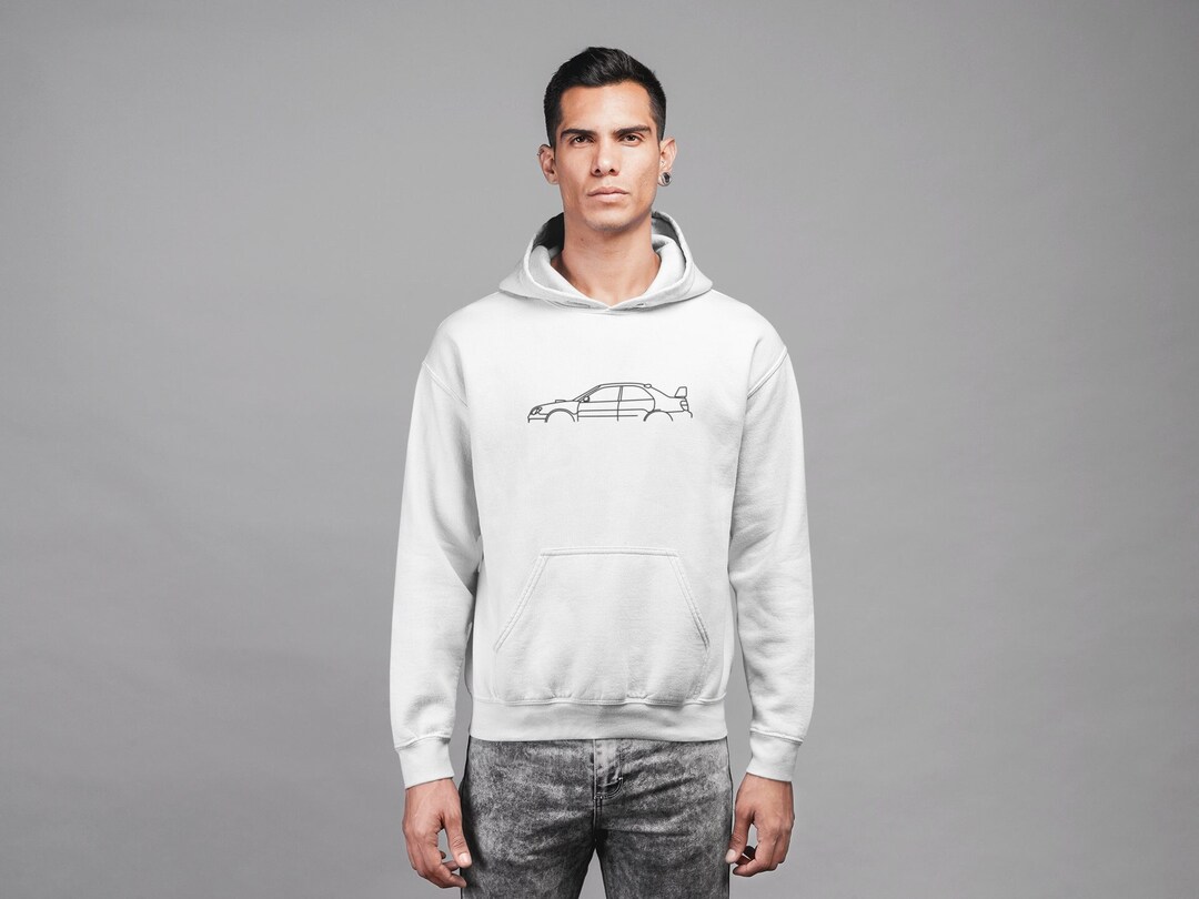 Subaru WRX STI Premium Hoodie, Minimalist Subaru WRX Art, Race Car ...