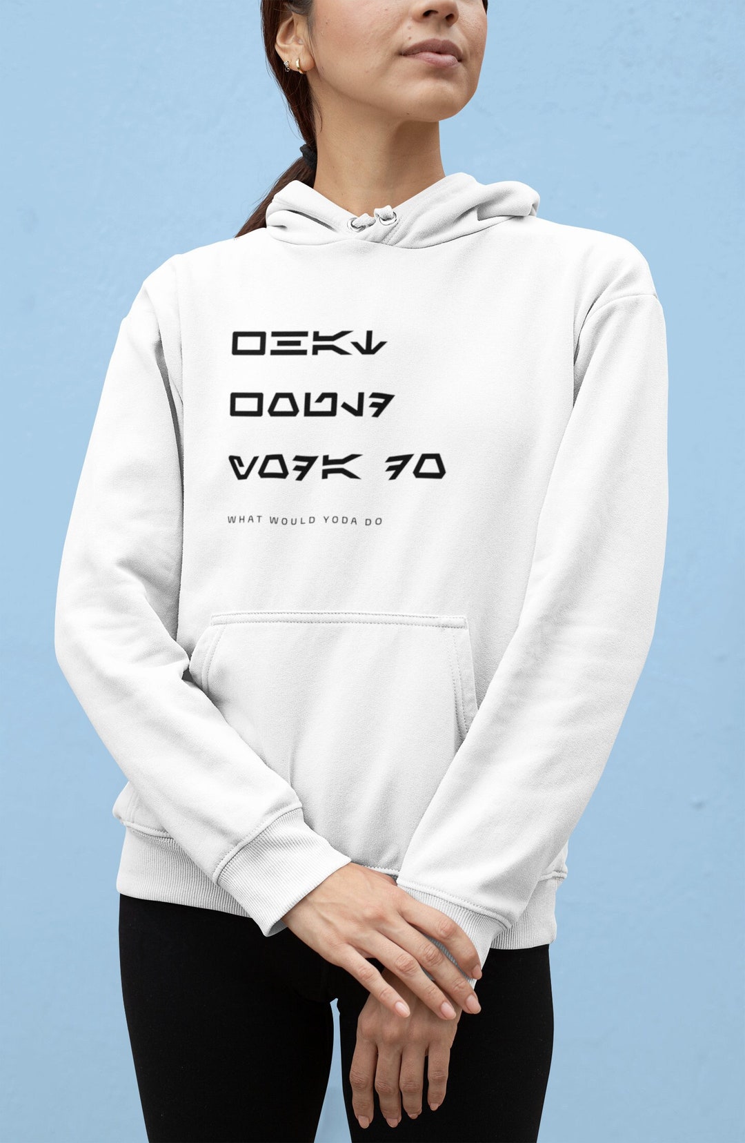 Funny Star Wars Aurebesh Alphabet Sweatshirt, Funny Yoda Starwars ...