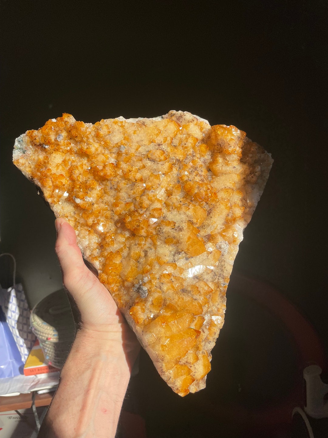 Large Citrine Cluster Beautiful - Etsy