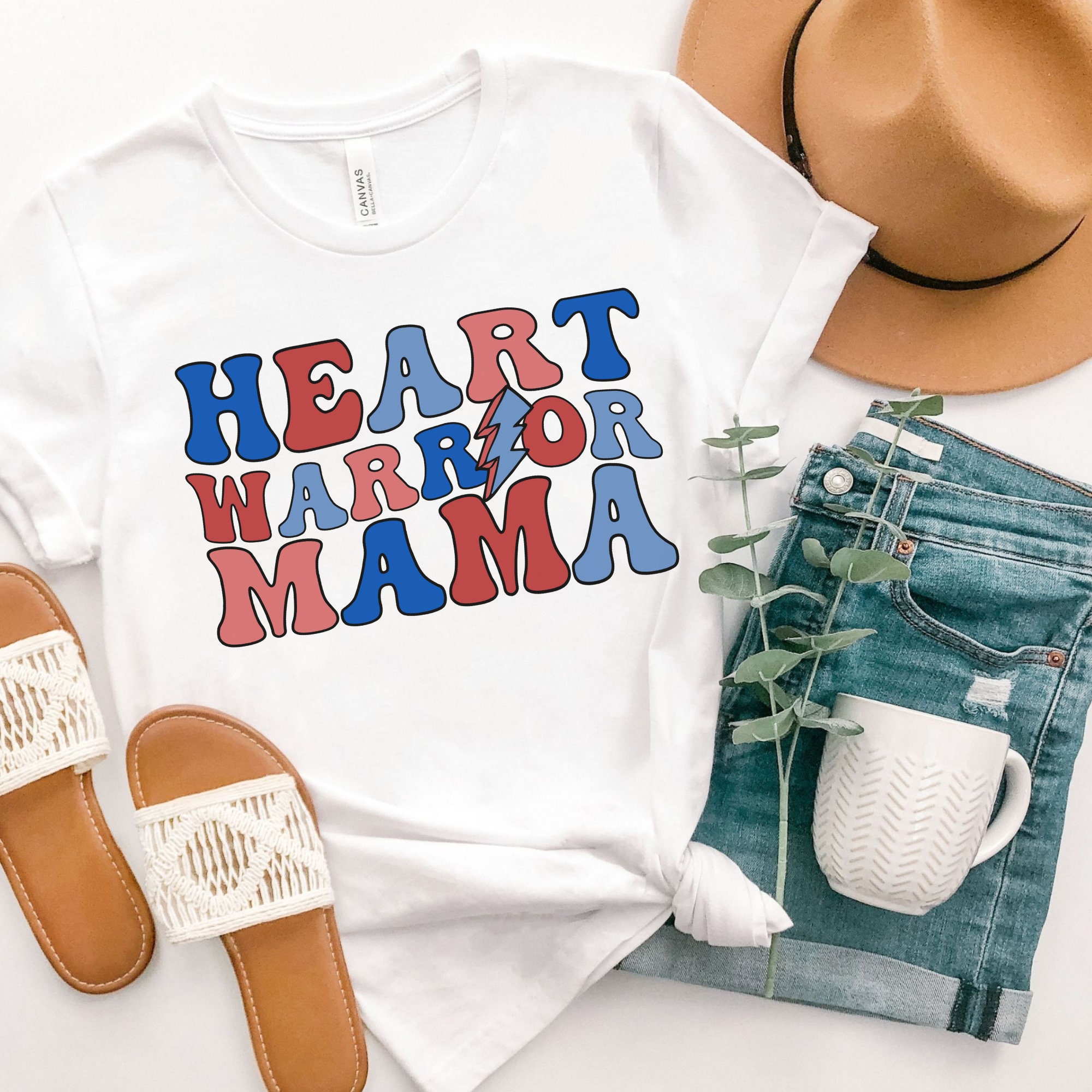 Heart Warrior Mom Tshirt, Heart Mom Tee, CHD Mom Gift, CHD Awareness ...