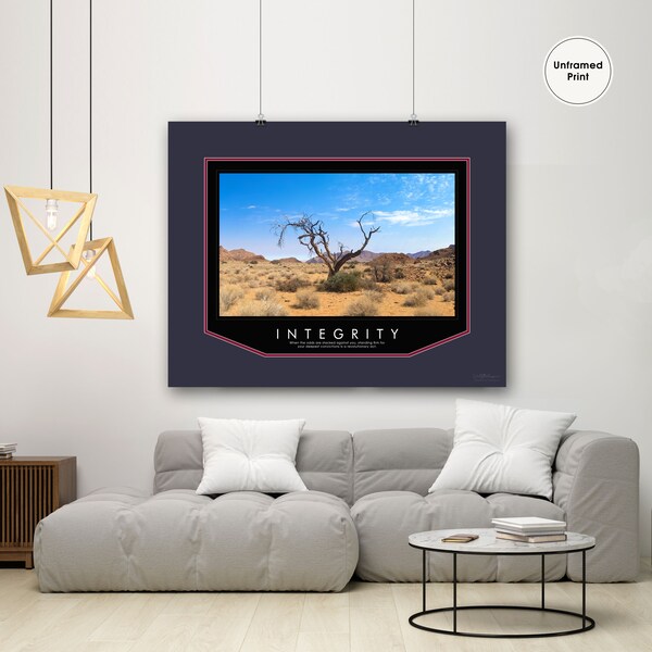 Integrity Poster - Etsy