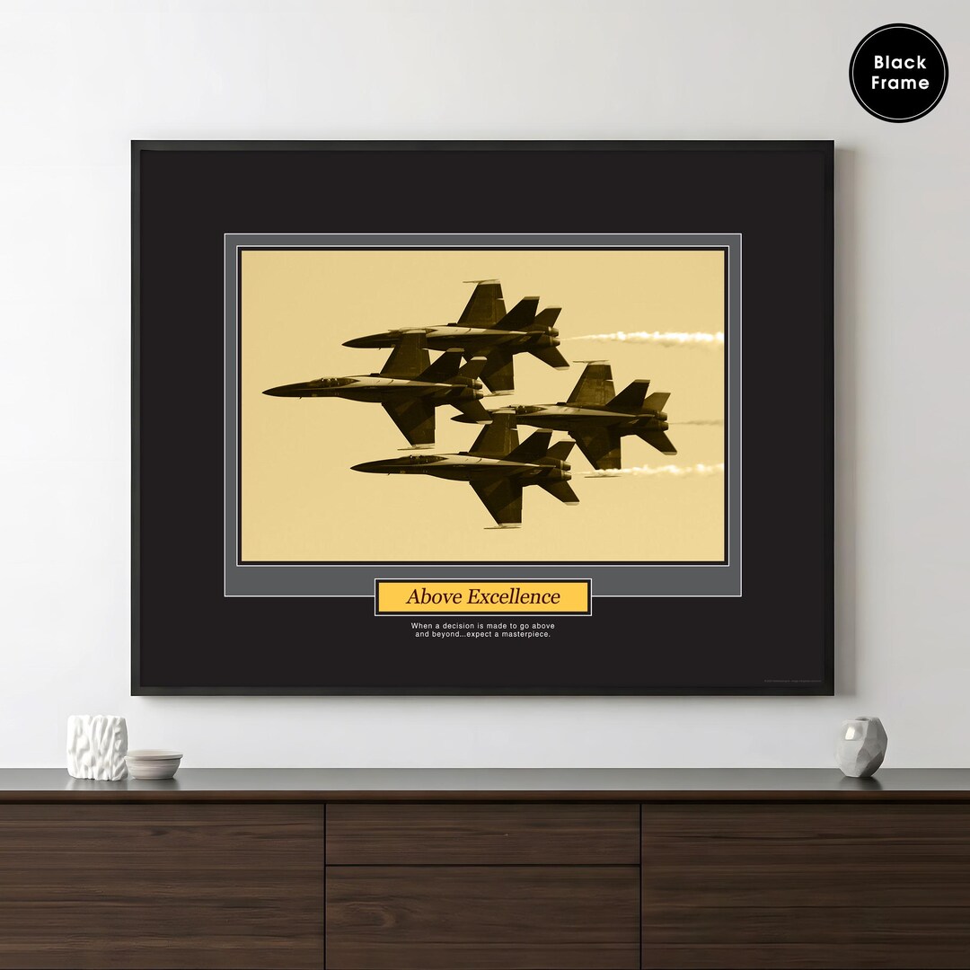 Blue Angels Motivational Poster, Military Wall Art - Etsy