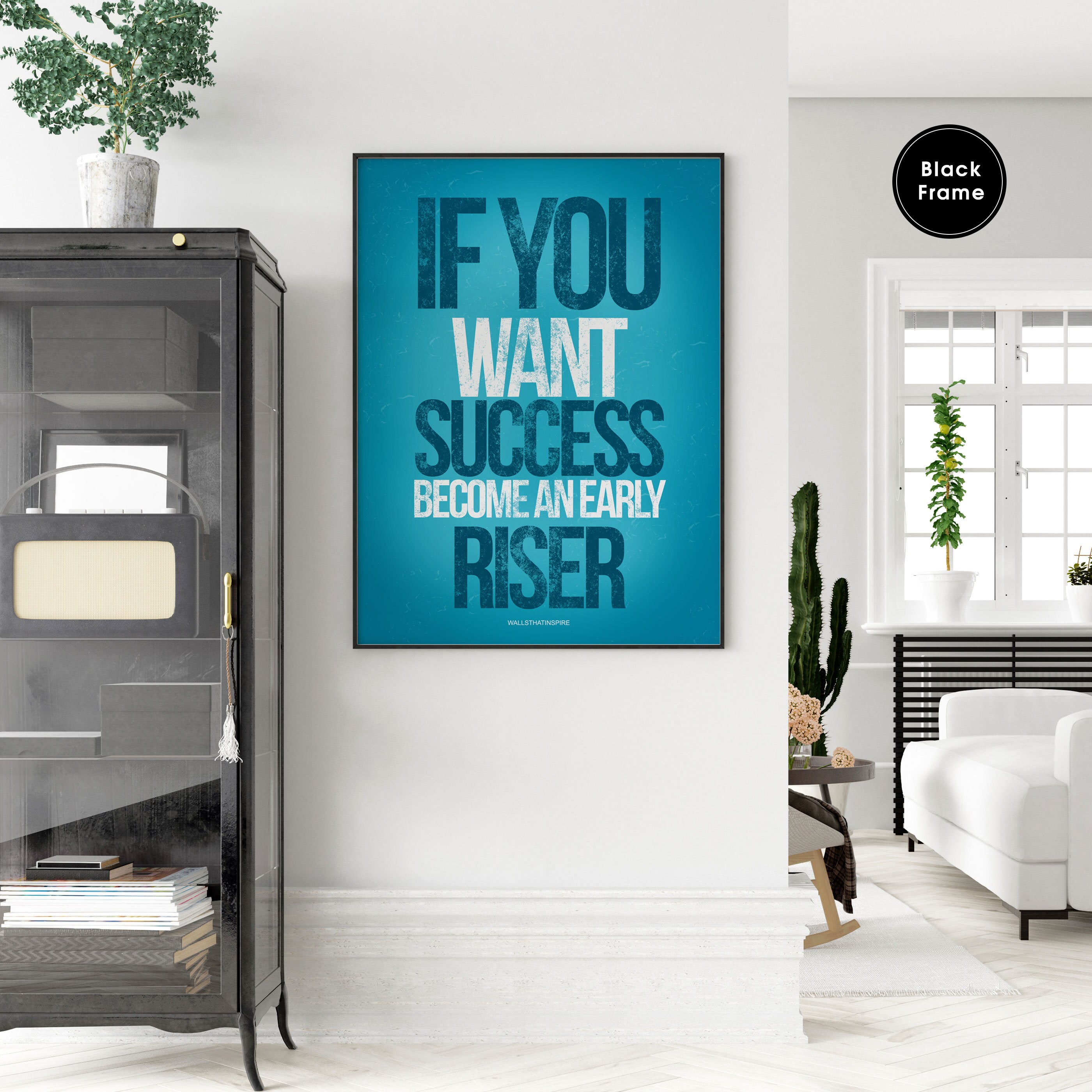 Motivational Poster, Motivational Wall Art, Motivational Quotes ...