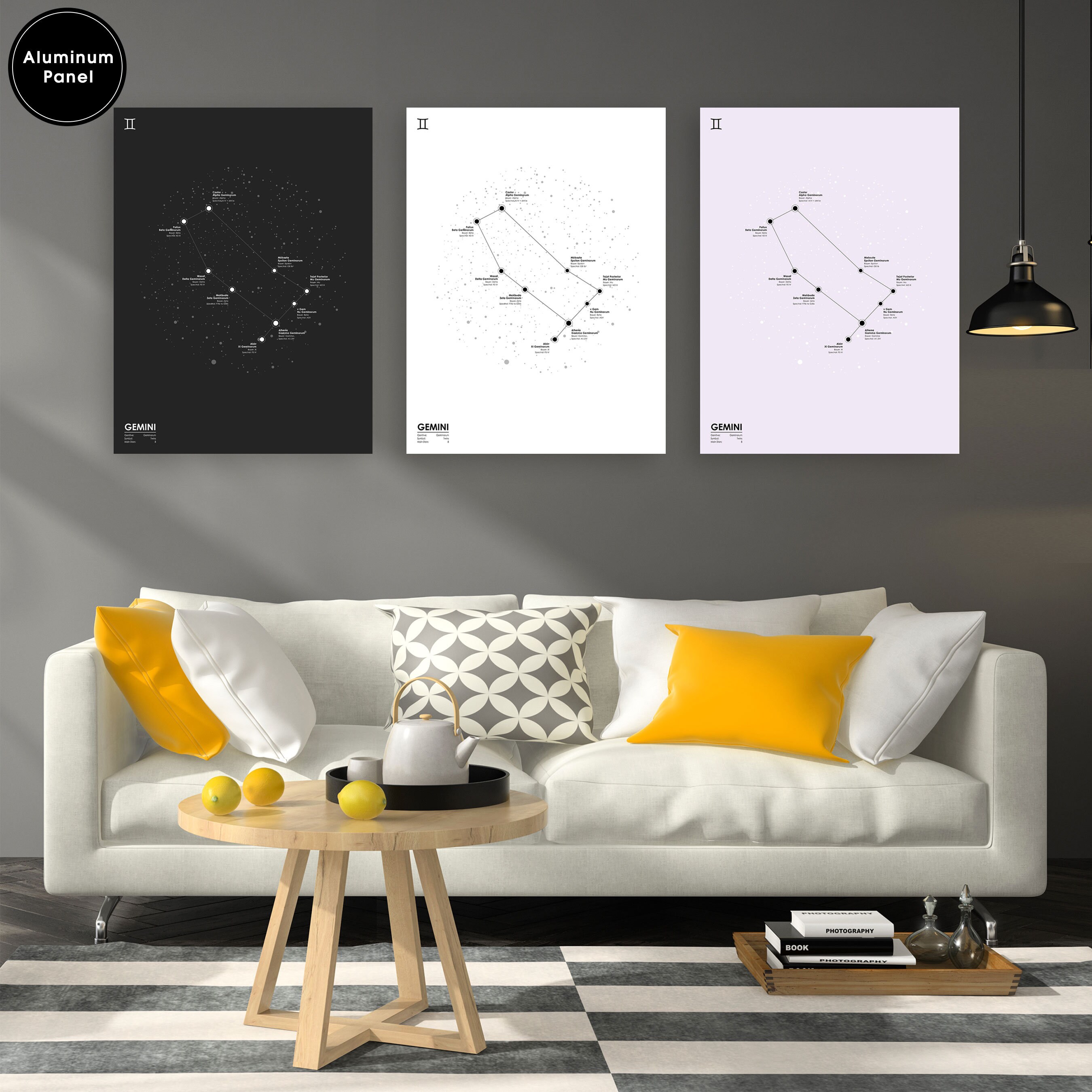 Gemini, Gemini Poster, Star Map, Custom Star Map, Star Map Print ...