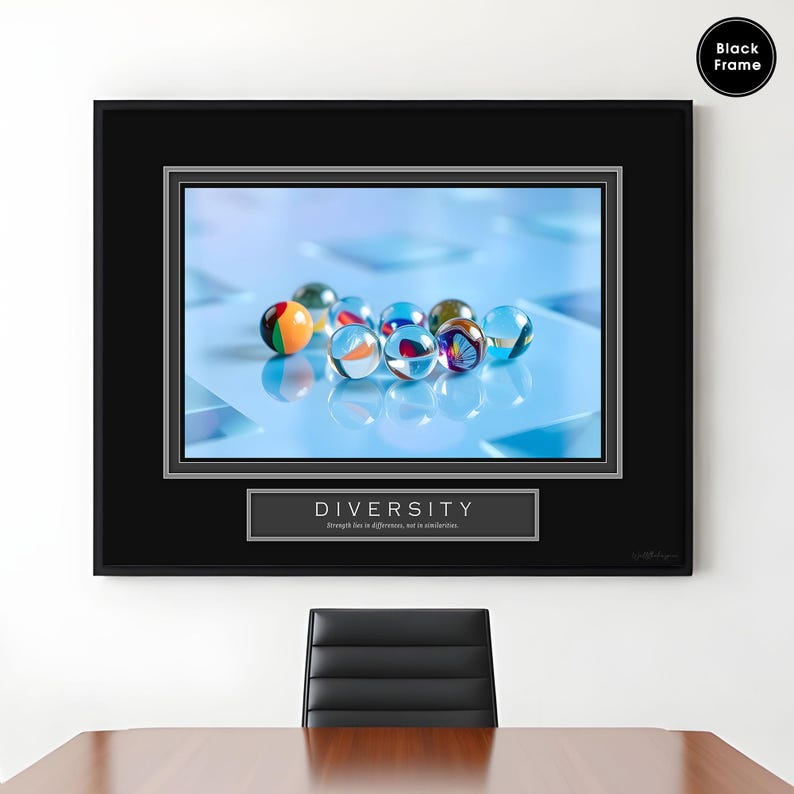 Motivational Poster, Diversity, Motivational Wall Art, Motivational ...