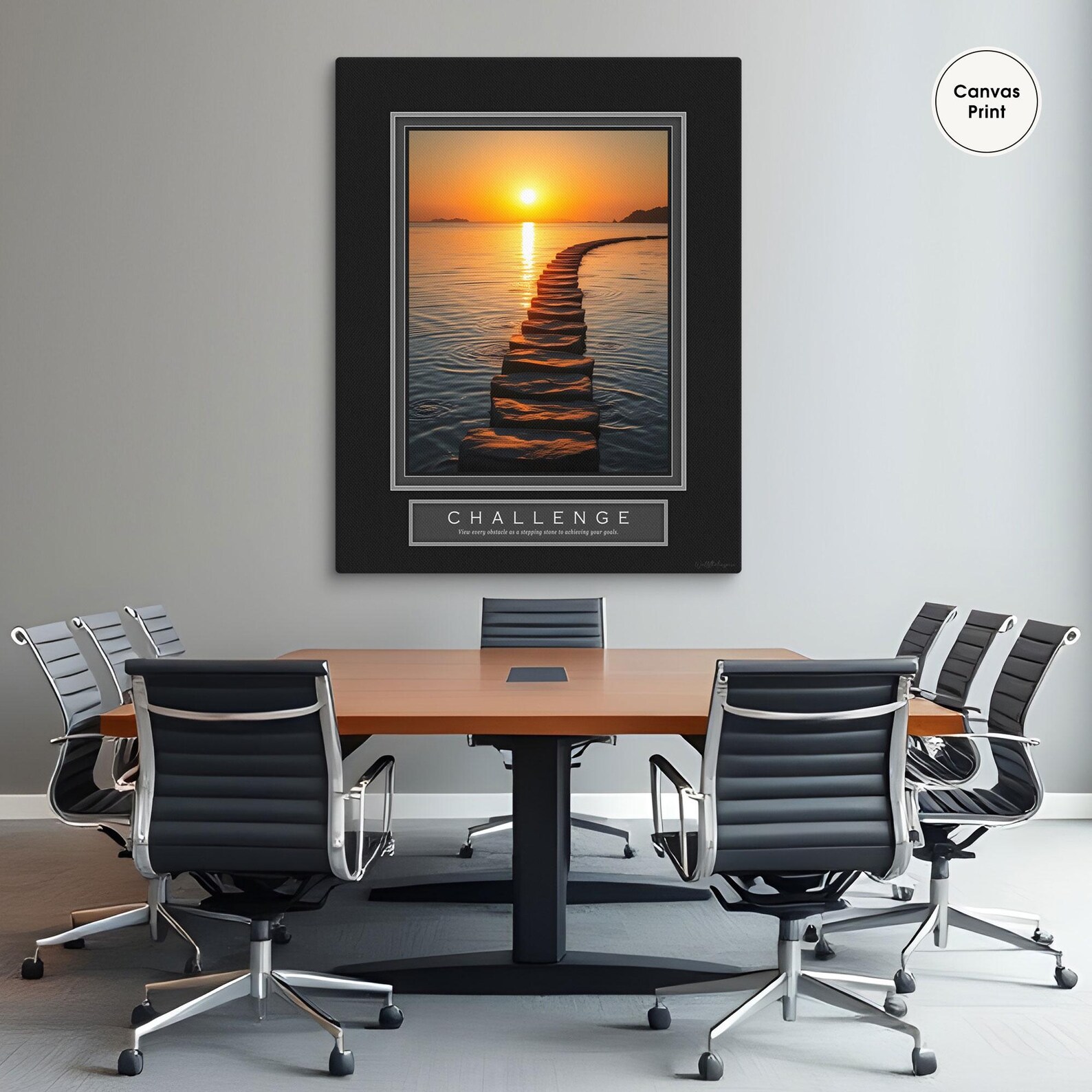 Motivational Poster, Challenge, Motivational Wall Art, Motivational ...