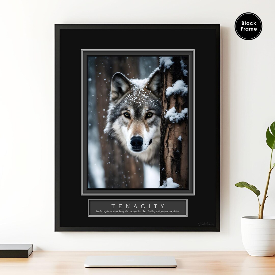 Motivational Poster, Tenacity, Motivational Wall Art, Motivational ...