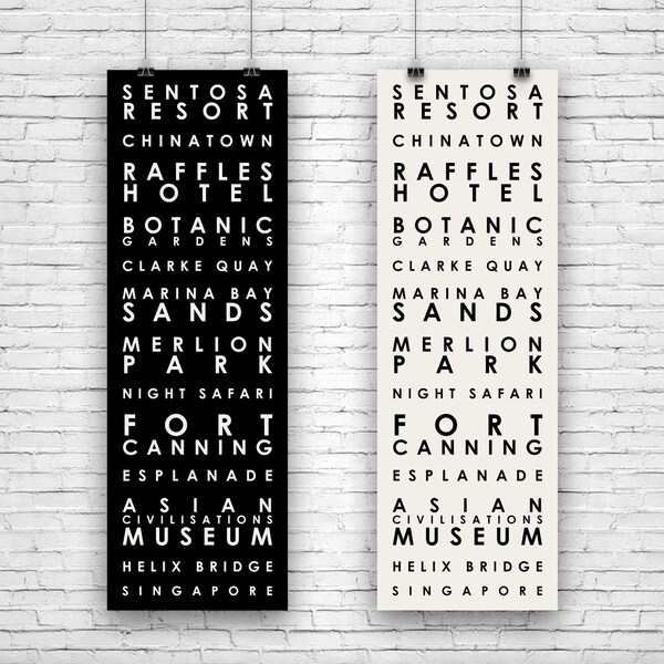 Subway Art Poster - Etsy